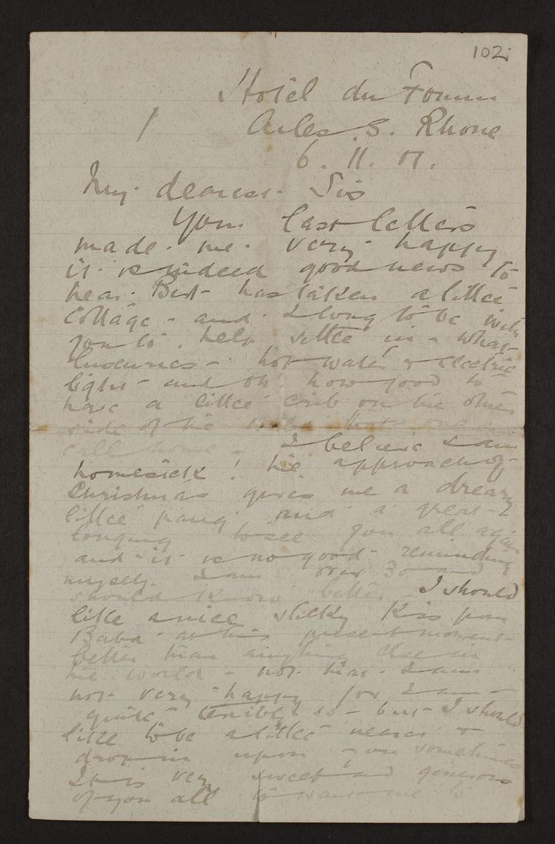 Letter from Frances Hodgkins to Isabel Field - The Complete Frances ...